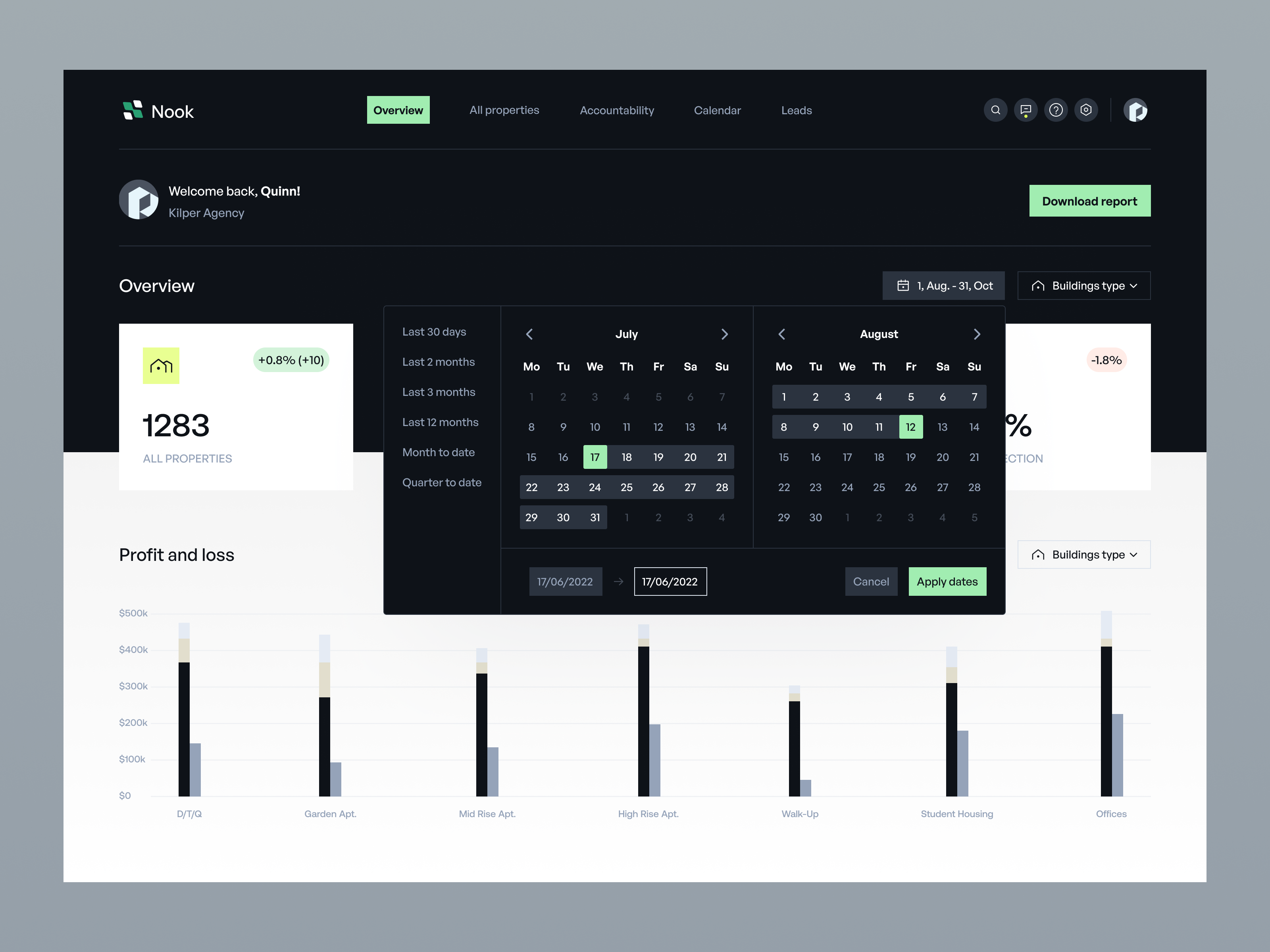Nook • Date Range Picker Component by Juliette Lagache on Dribbble Nook • Date Range Picker Component by Juliette Lagache on Dribbble